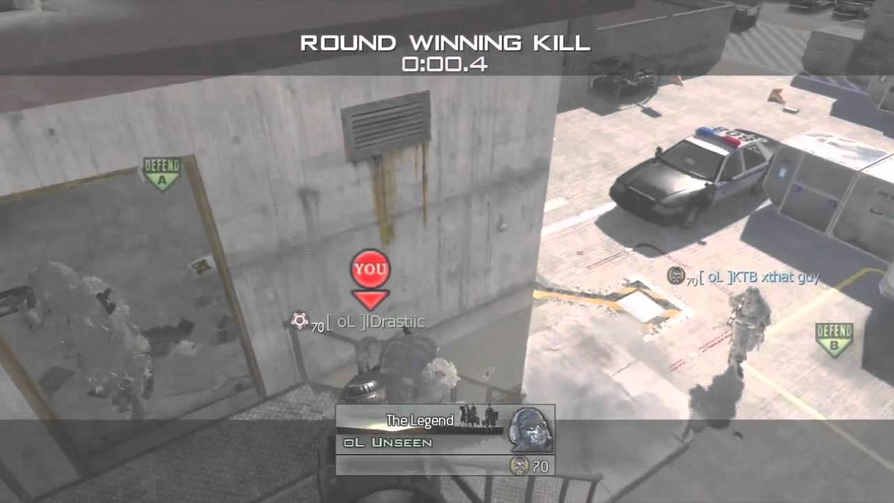 TRICK SHOT MW2 - YouTube