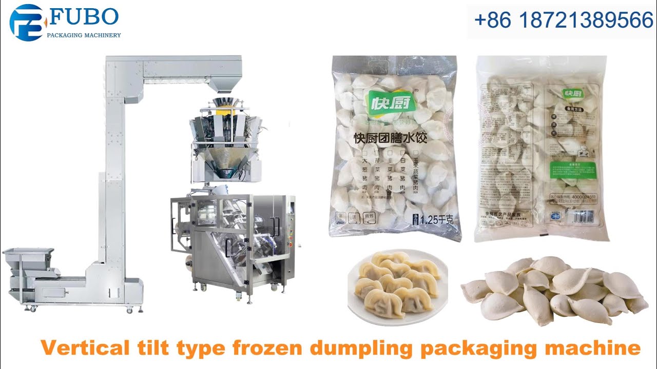 Vertical Tilted Dumpling Packaging Machine for Gnocchi | Vertical ...