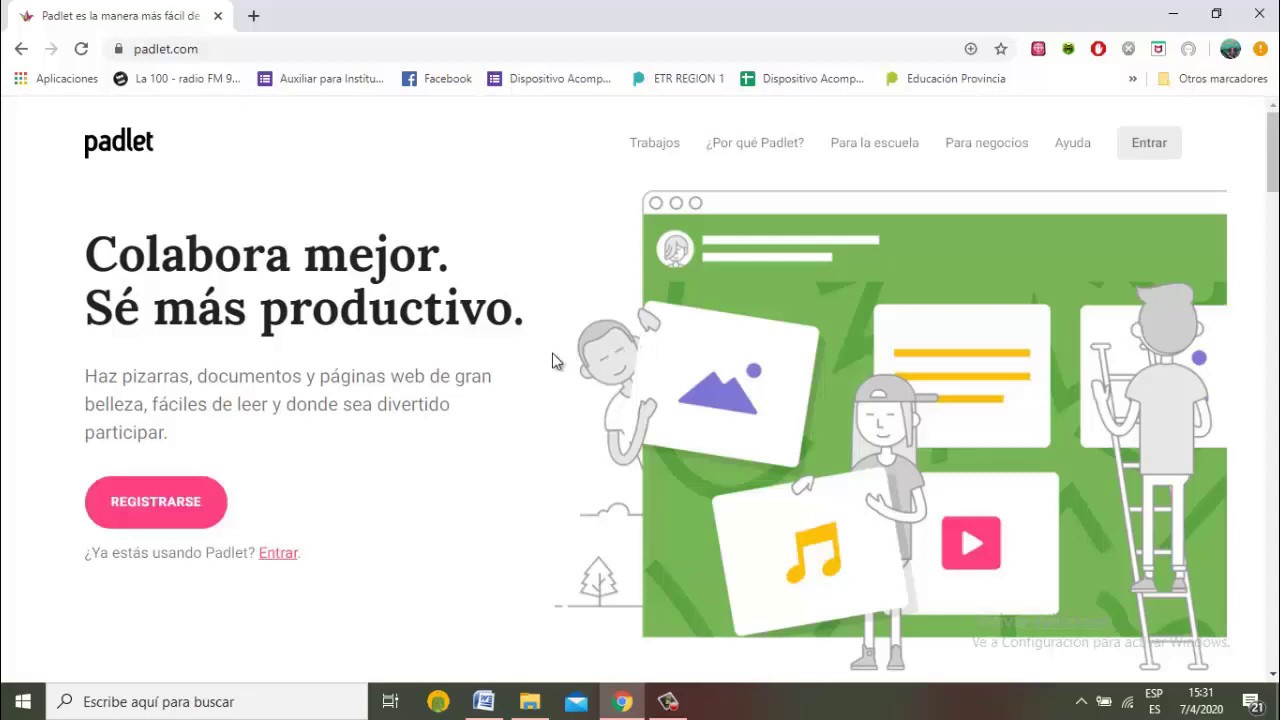 Tutorial de Padlet 1º Parte - YouTube