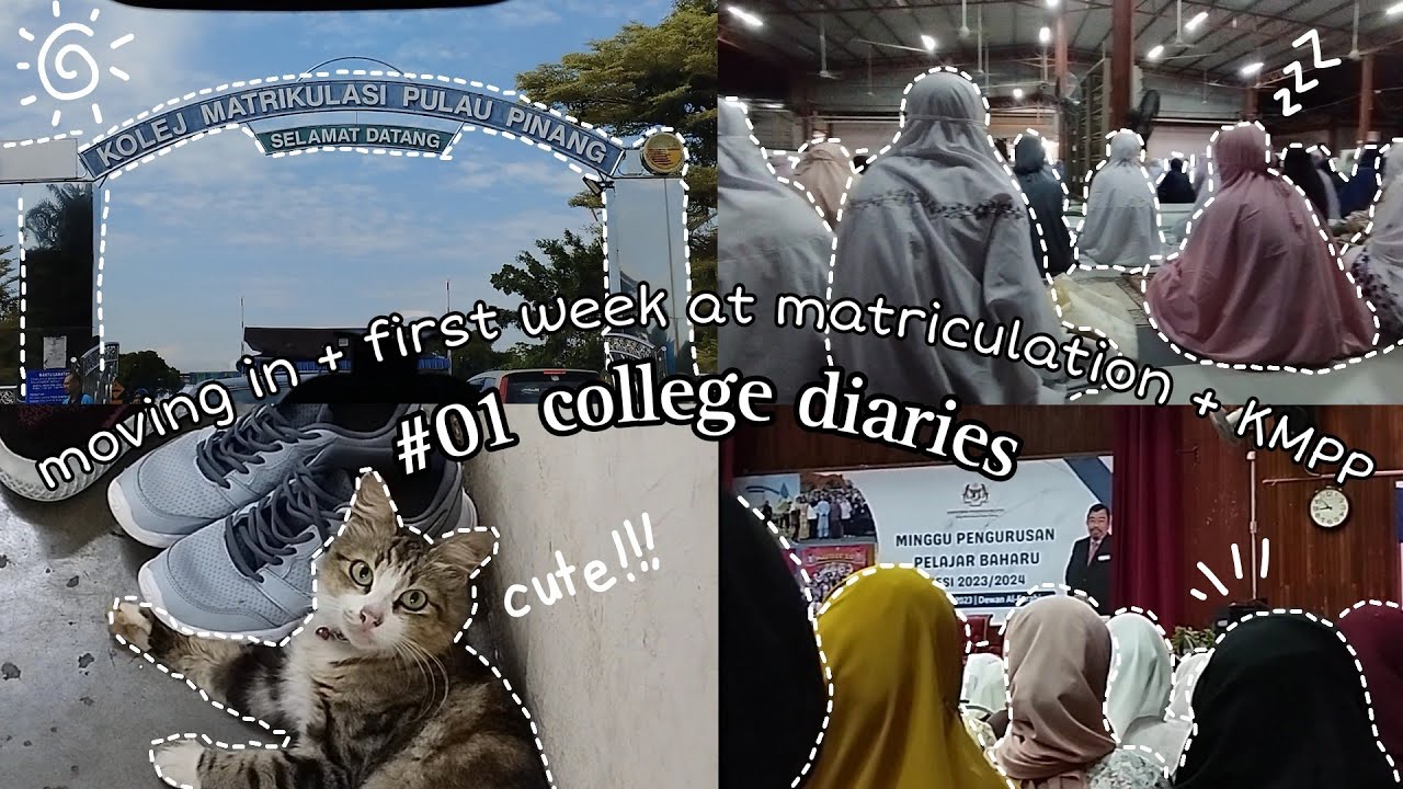 moving in + first week at matriculation + KMPP | #collegediary 01 - YouTube