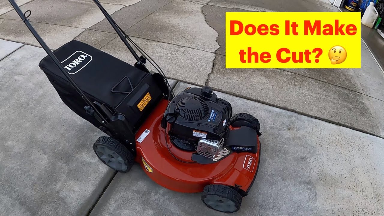 Toro Lawn Mower 21442 First Mow And Impressions - YouTube