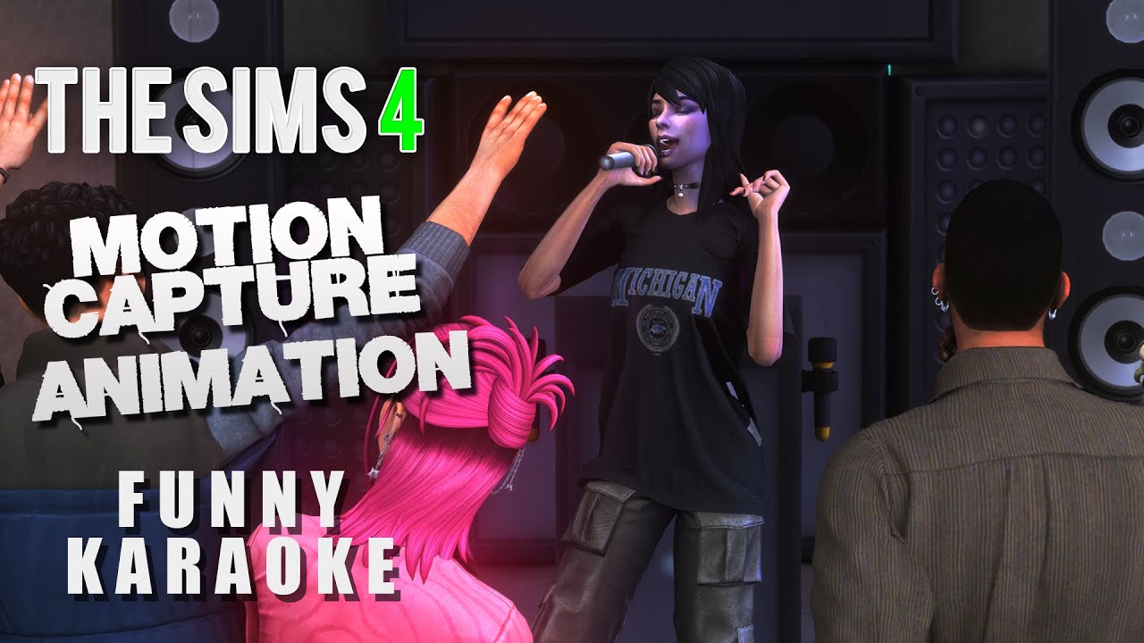 The Sims 4 | "Funny Karaoke" Animation Pack Download - YouTube