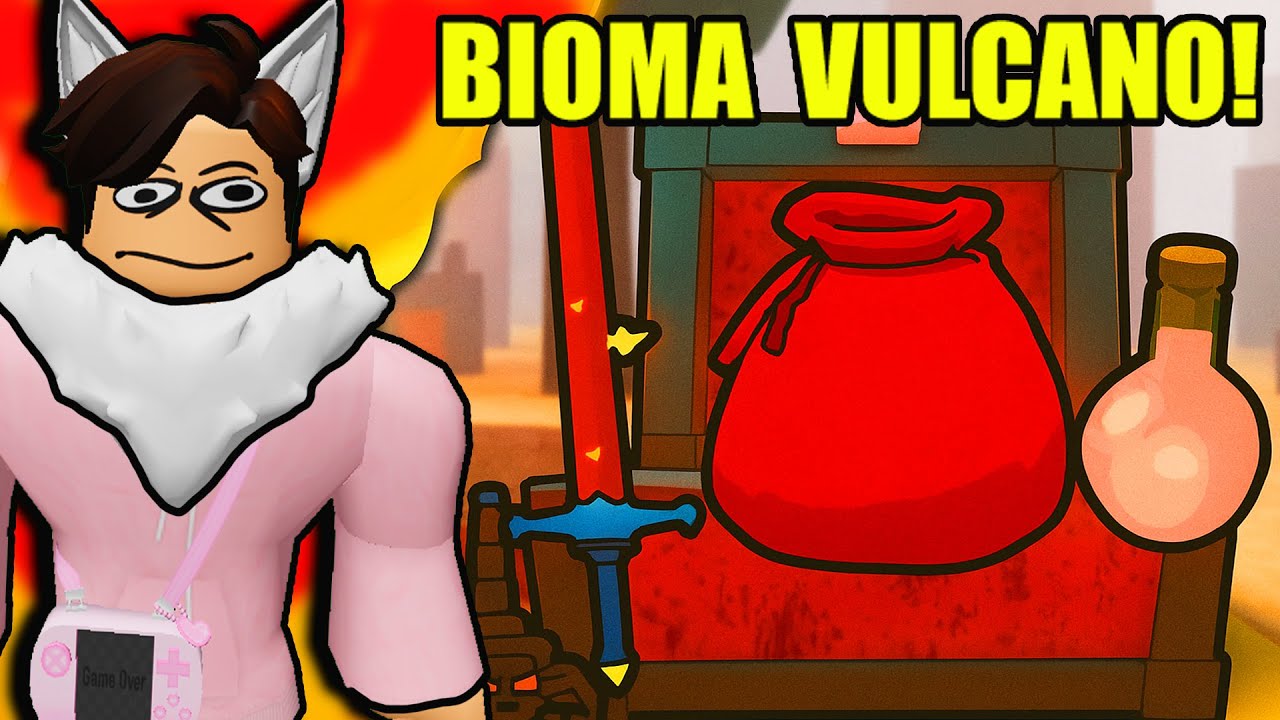 Il NUOVO Bioma Del VULCANO Su 99 NOTTI Nella FORESTA Su ROBLOX - YouTube
