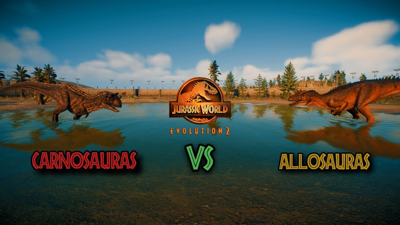 CARNO VS ALLO | JURASSIC WORLD EVOLUTION 2 - YouTube