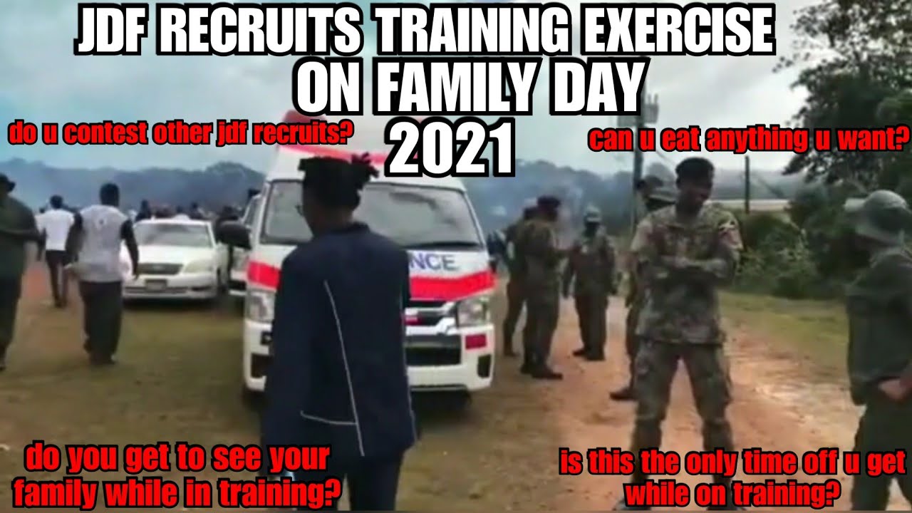 JDF Recruits Training Exercise On Family Day - YouTube