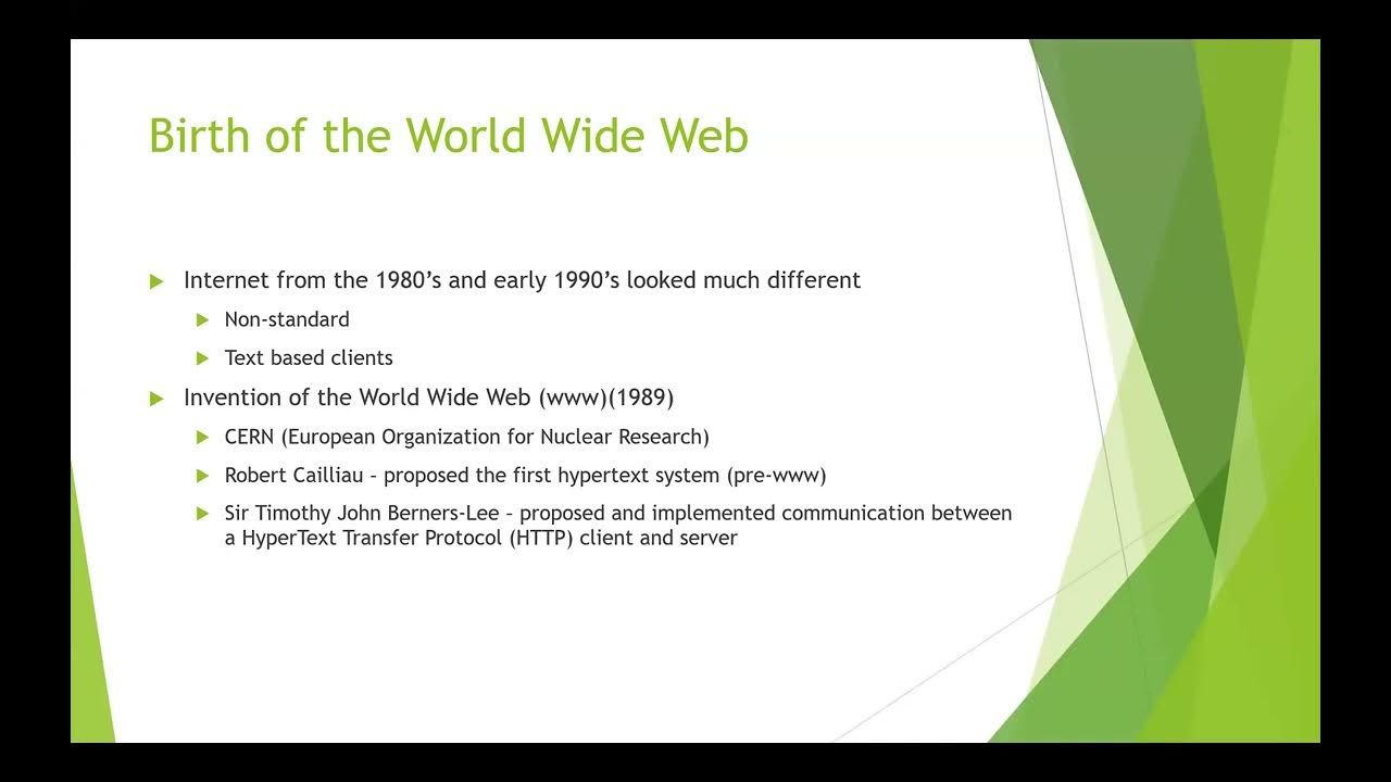 Introduction to Web Development: History - YouTube