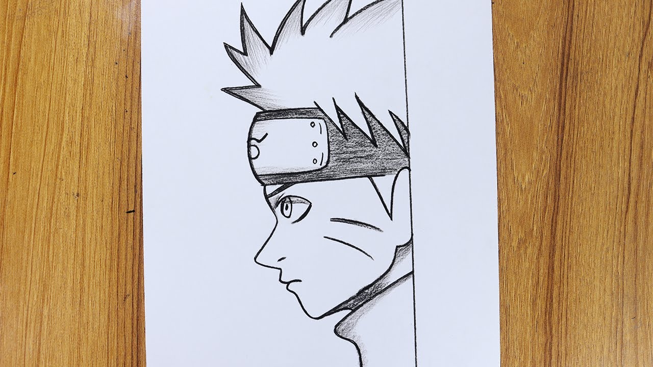 How to draw Naruto | easy Naruto drawing step by step | Anime drawing ...