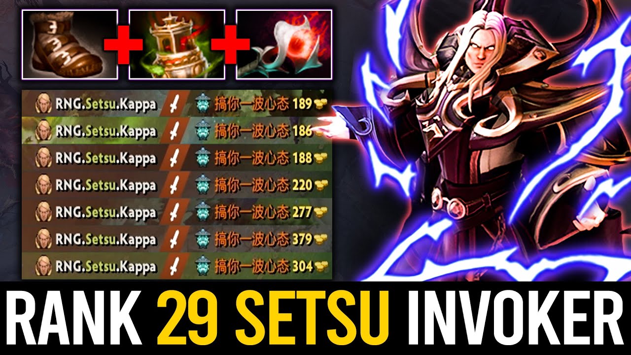 This is PERFECT Quas Wex Invoker | EPIC Rank 29 RNG.Setsu Invoker vs ...