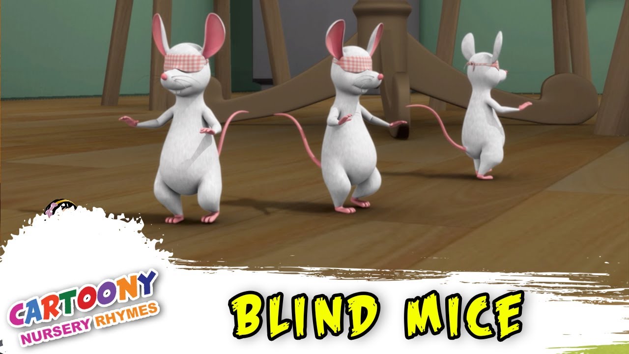 Blind Mice | Animated Nursery Rhymes For Children Song | Children Songs ...