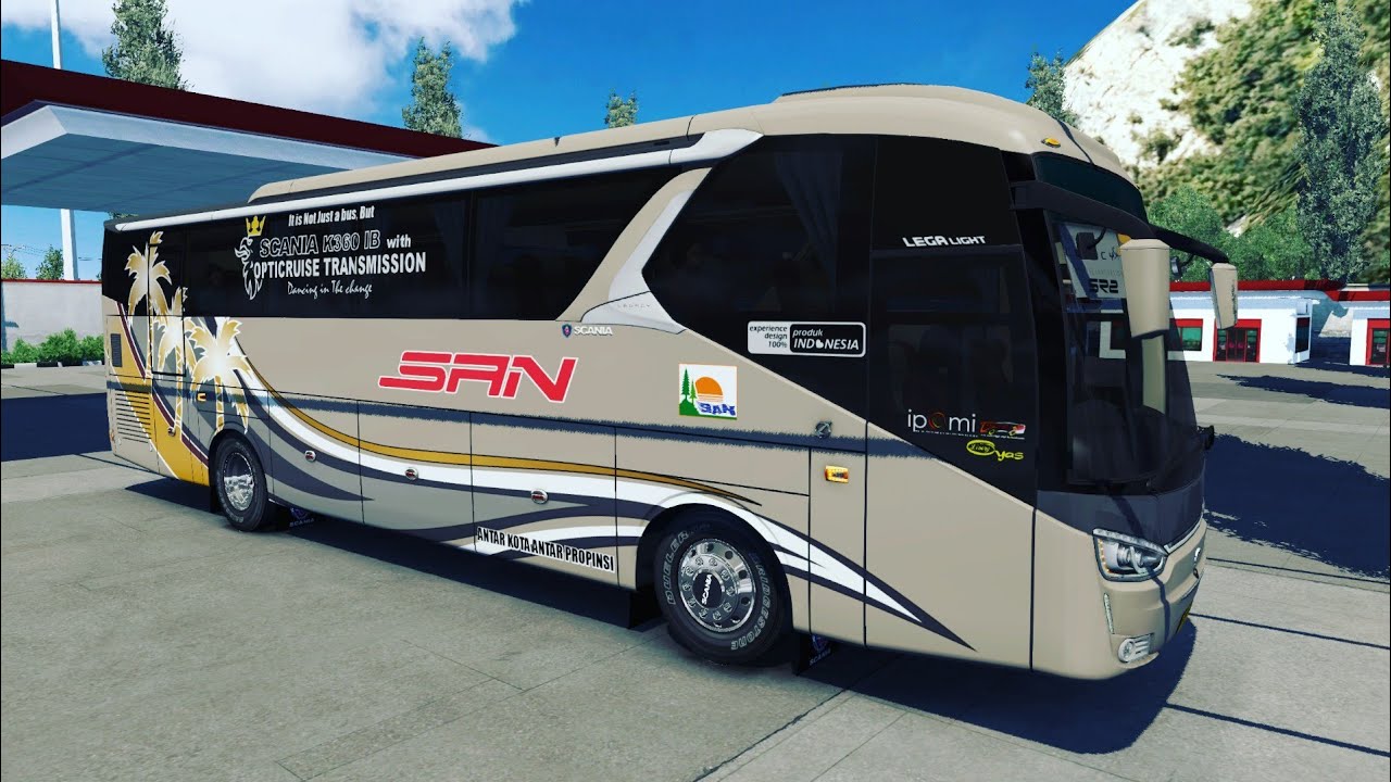 ets2 bus mod indonesia / Pesona Single Glass Lintas Sumatra With " Po ...