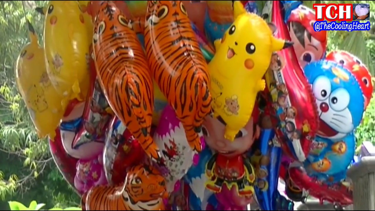 Balon Mainan Anak-anak - Balon Karakter Pokemon, Doraemon, Boboiboy ...