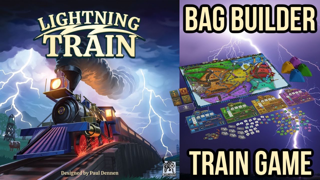 Lightning Train Board Game Review | Game Boy Geek