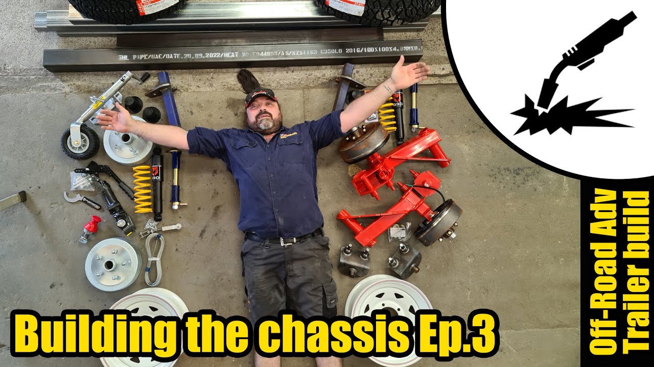 Adventure off road trailer - building the chassis Ep.3 #2023 - YouTube
