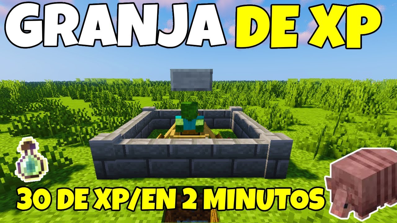 Granja de Experiencia Facil (30 Niveles en 2 Minutos) Para Minecraft ...