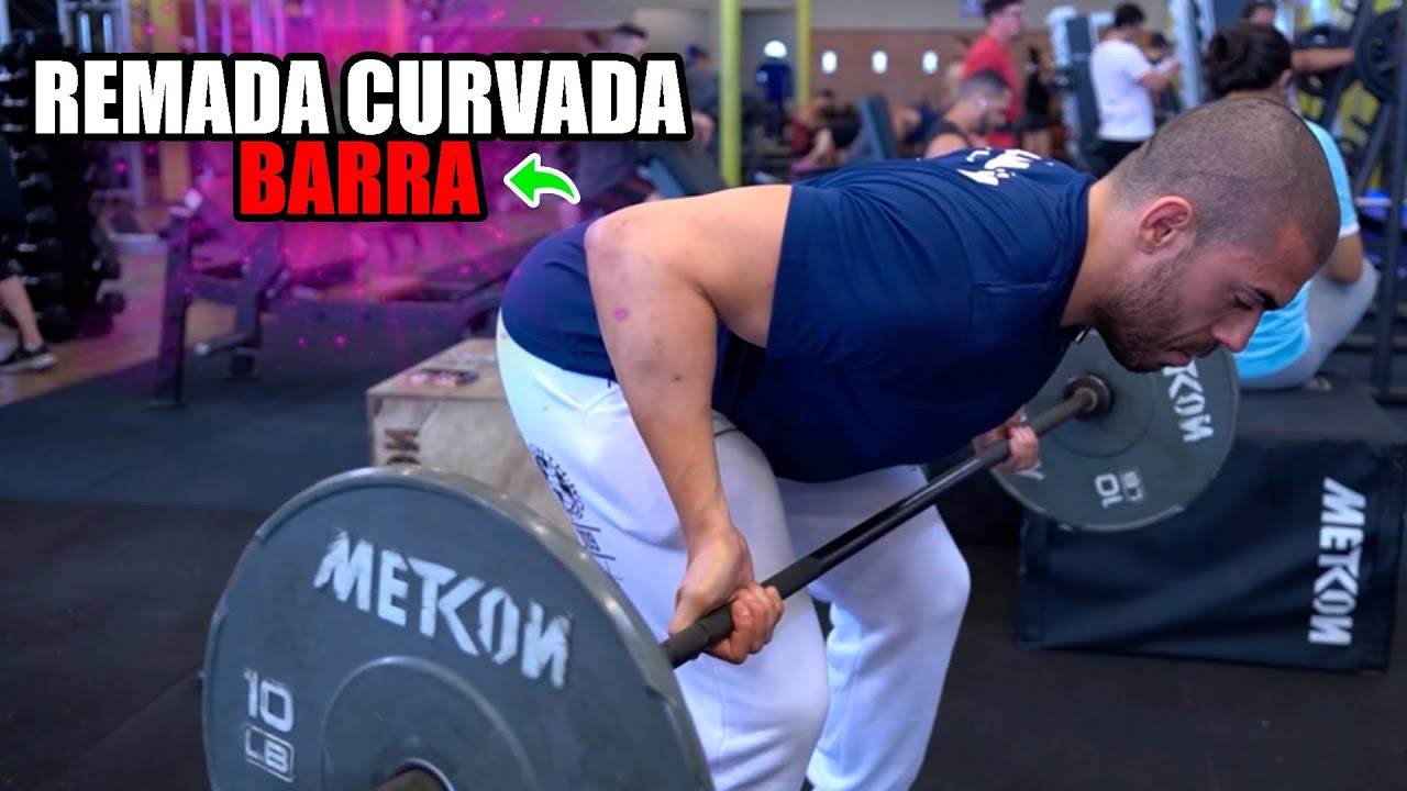 Como fazer remada curvada barra - YouTube