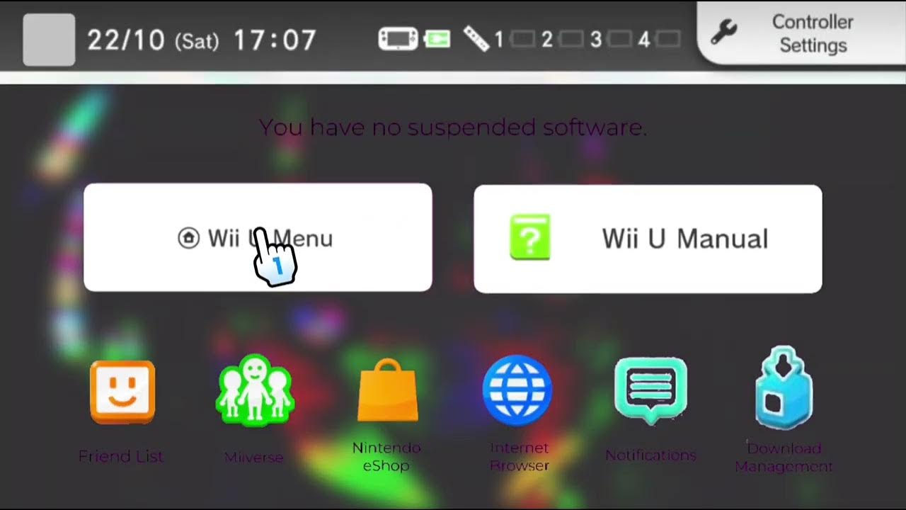 Wii U Home Menu Recreation - YouTube