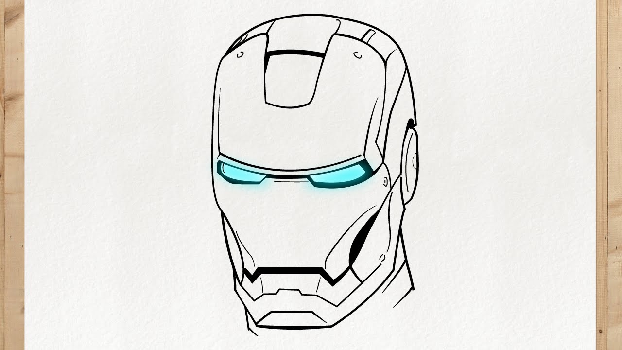 Come Disegnare Iron Man Marvel Molto Facilmente Passo Dopo Passo Youtube