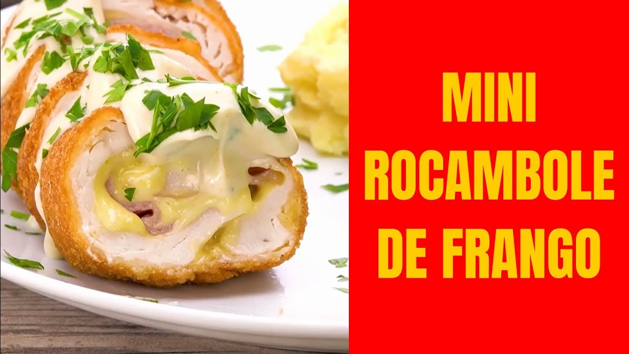 Receita especial: Mini-Rocambole de Frango! Receita com Frango! - YouTube