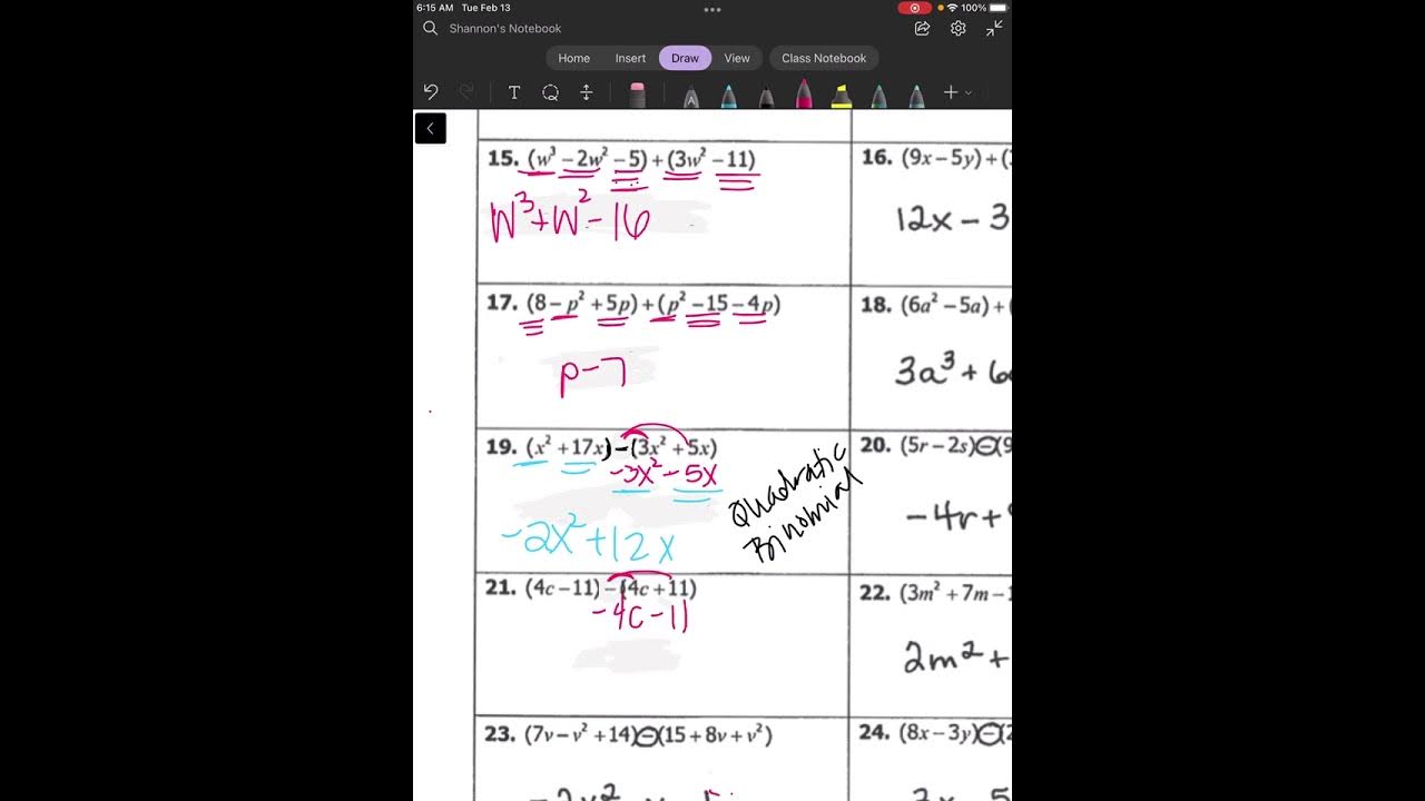 Polynomials- Classify, add, subtract, multiply - YouTube