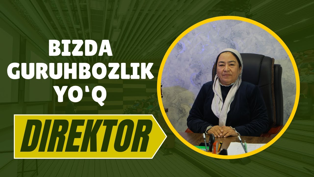 13 yildan beri jamoamizda yomon muhit bo'lmadi - Andijon tumani 54 ...