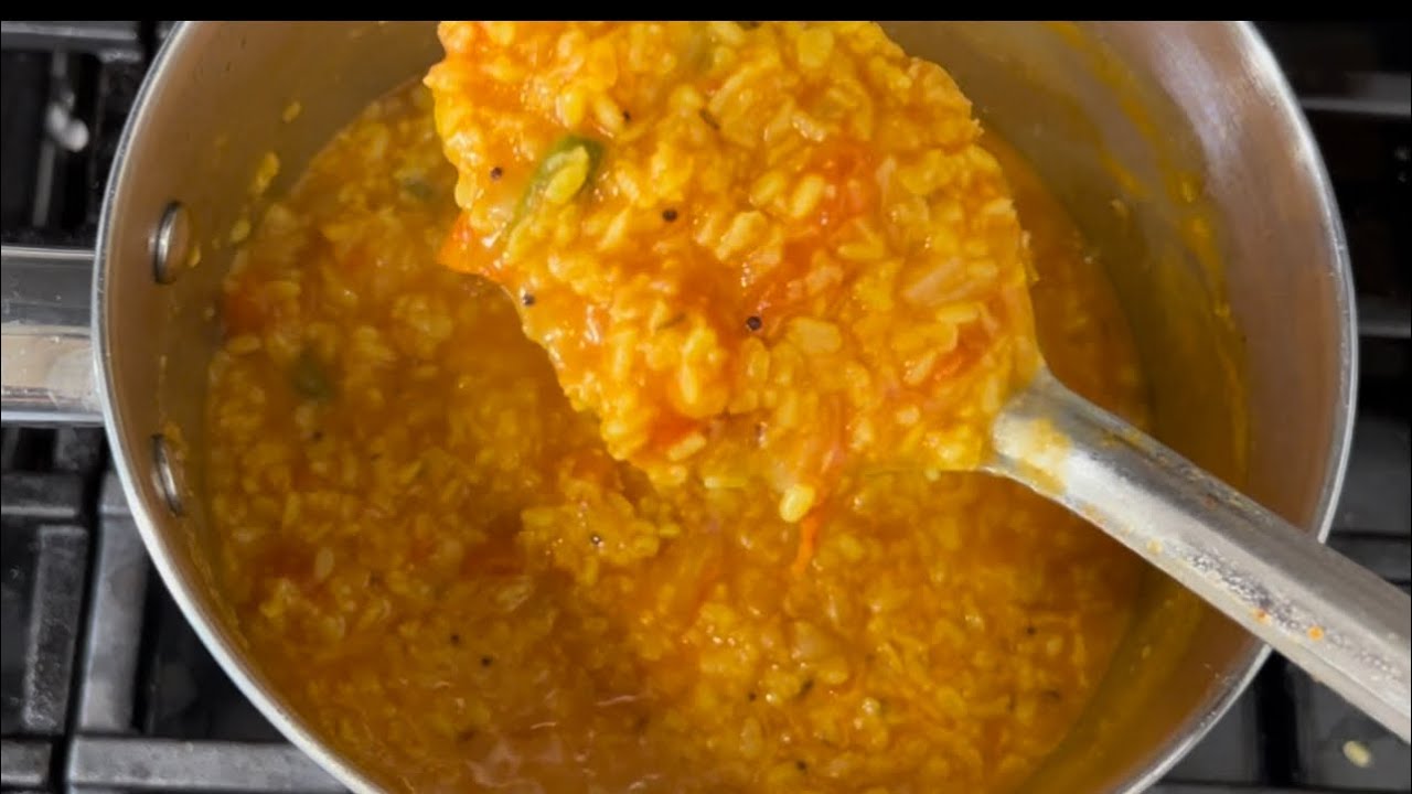 How to make tomato pesarapappu #pesarapappu #pappu #tomatopappu - YouTube