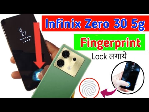 How to set display fingerprint in infinix zero 30 5g | Infinix Zero 30 ...