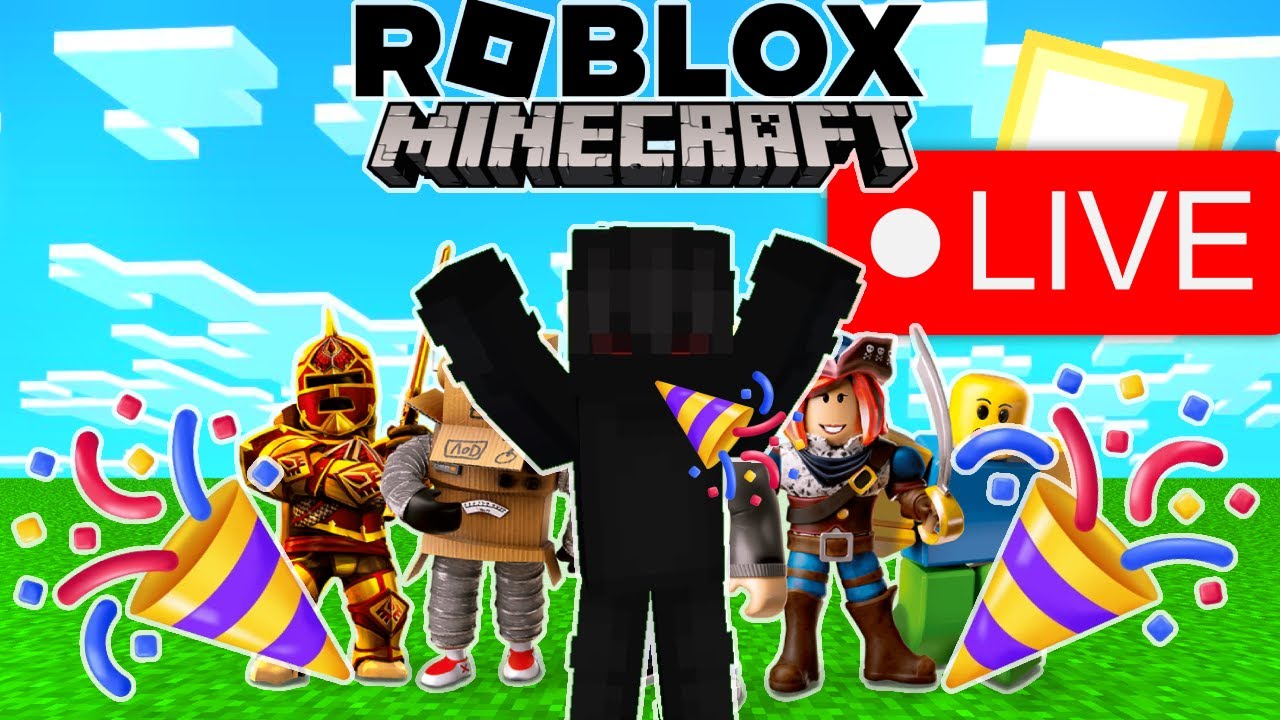 JUCAM ROBLOX SI MINECRAFT DE ZIUA MEA! - YouTube