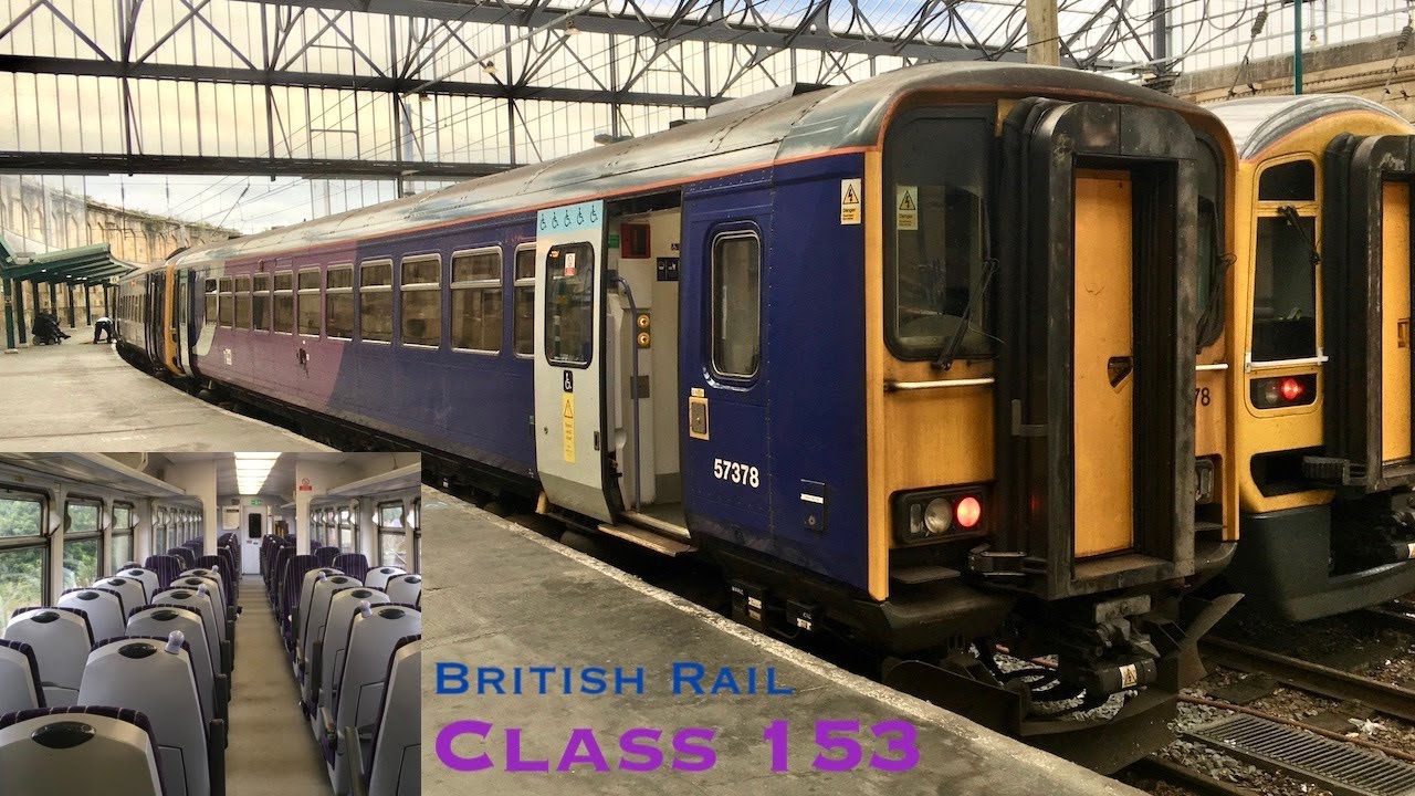 A Ride on a British Rail Class 153 - YouTube
