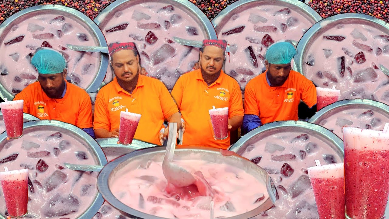 Natural & pure Falsa juice Making at Roadside | Amazing Street Drink ...