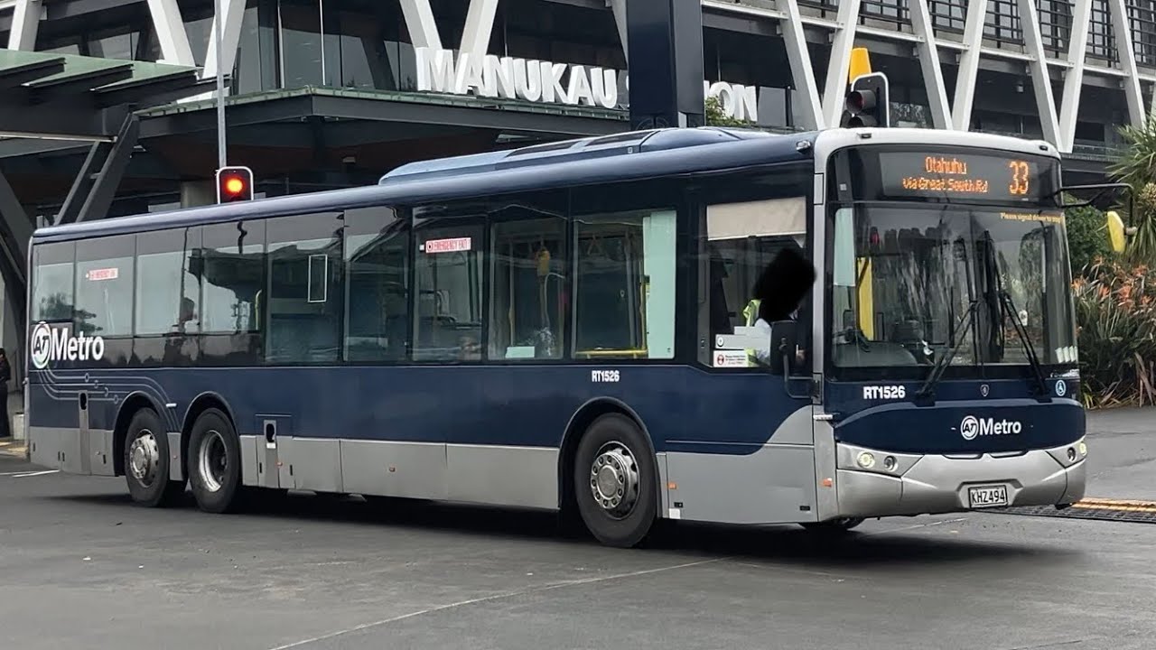 New Zealand/NZ Auckland Bus - 33: From Papakura to Otahuhu (22.10.2025 ...