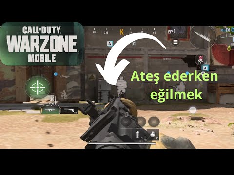 Warzone mobile eğilerek ateş etmek #wz ayarları