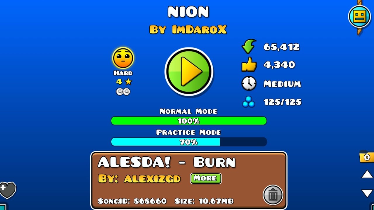 Nion by ImDaroX | All coins | Geometry dash - YouTube