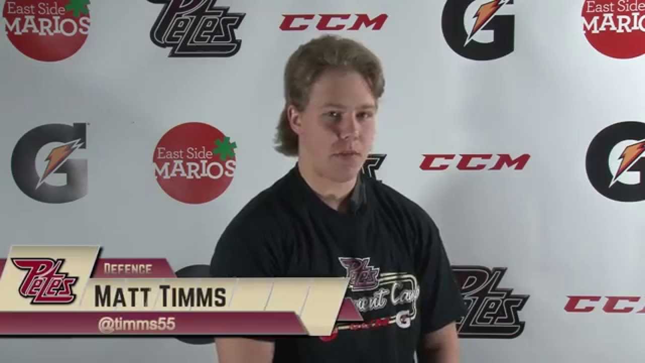 Matt Timms - Meet the Petes Prospects 2014 - YouTube
