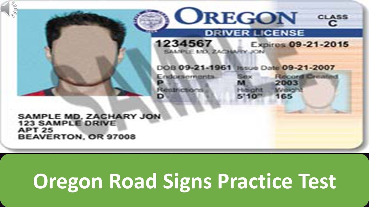 Oregon Road Signs Practice Test - YouTube