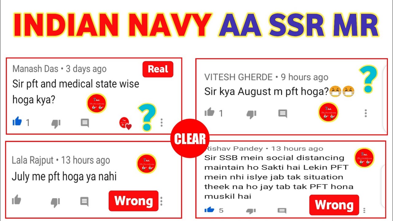 Navy PFT & Medical Statewise Kya ? | Navy PFT & Medical Admit Card 2020 ...