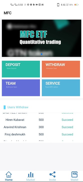 MFC ETF APP FAKE OR REAL #mfc mfc fake ha ya real withdrawal proof - YouTube
