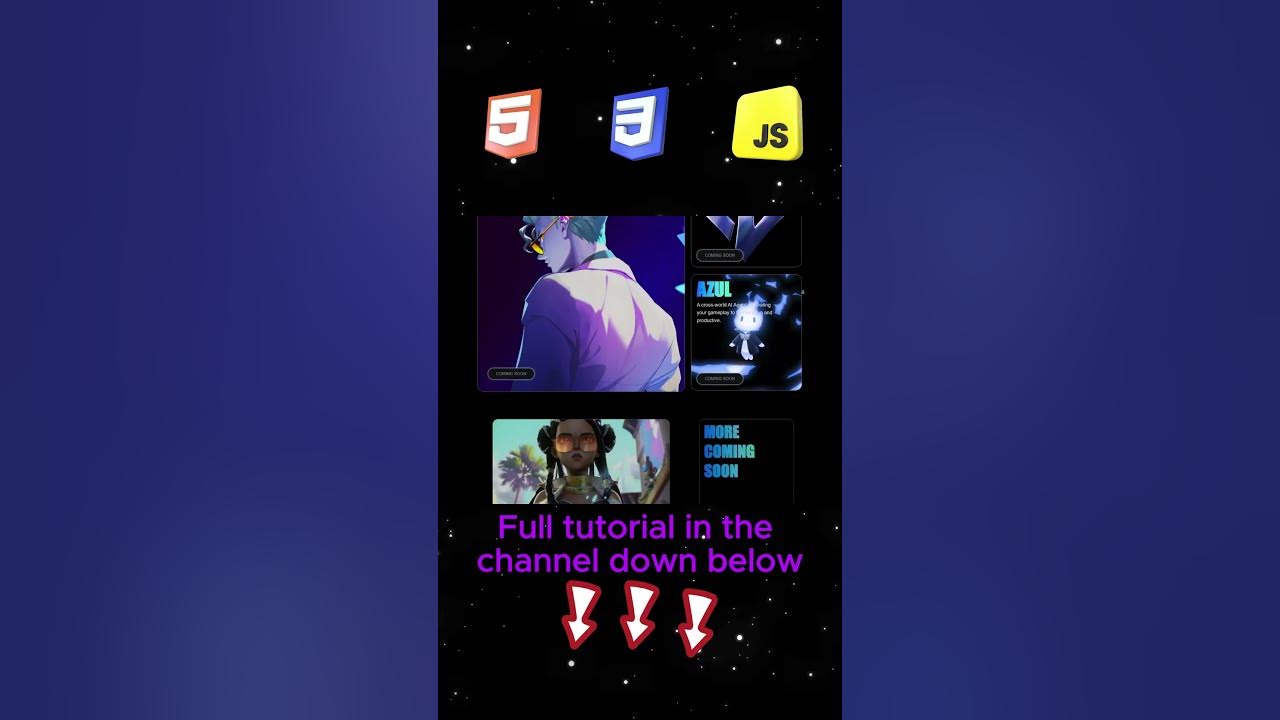 Create The Most Amazing Html Css And Javascript Project On Youtube Step By Step Guide Youtube