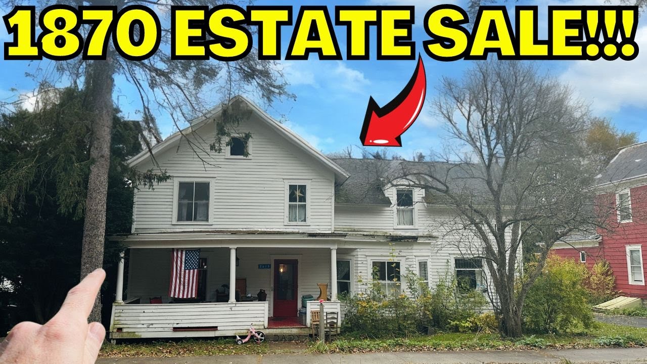 ESTATE SALE IN 153 YEAR OLD COUNTRY HOME REVEALS HIDDEN TREAURES ...