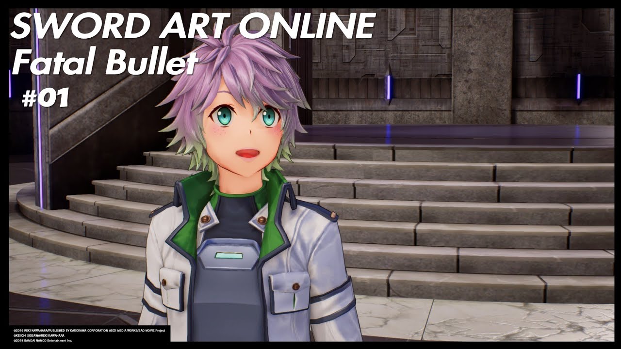 Starting in GGO | Sword art online fatal bullet (no mic) (extreme) #01 ...