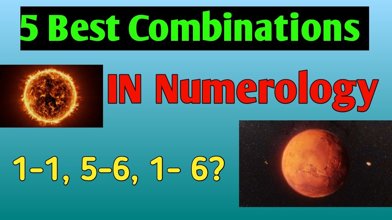Top 5 Best Combinations | Best Combinations in Numerology | Poonam Goel ...