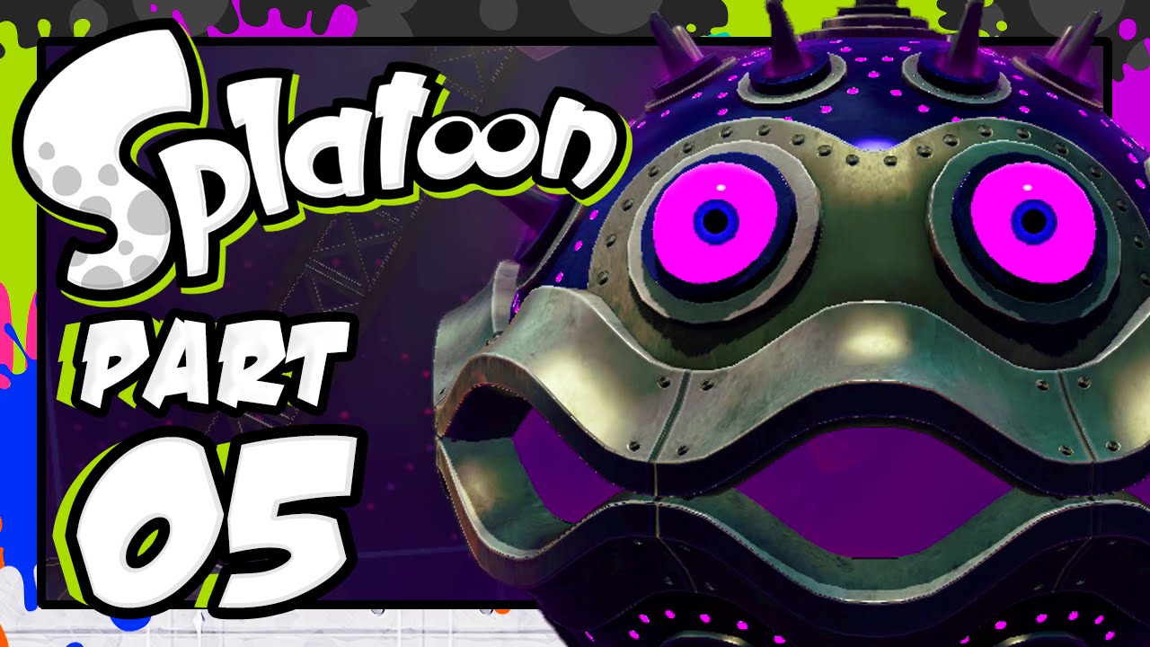 Splatoon [Hero Mode] - Part 5 | World 3 and Octowhirl Boss - YouTube