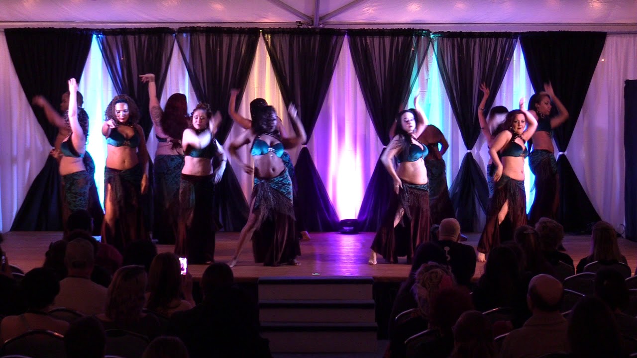 Naimah and Amandari Dance Company at Art of the Belly 2018 - YouTube