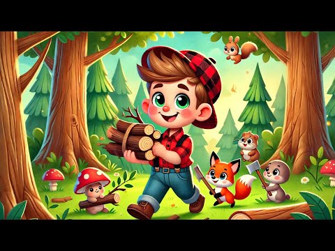 Oduncu Çocuk Şarkısı 🌲 Eğlenceli Çocuk Şarkısı – Pamuk Şeker Hikayeleri
