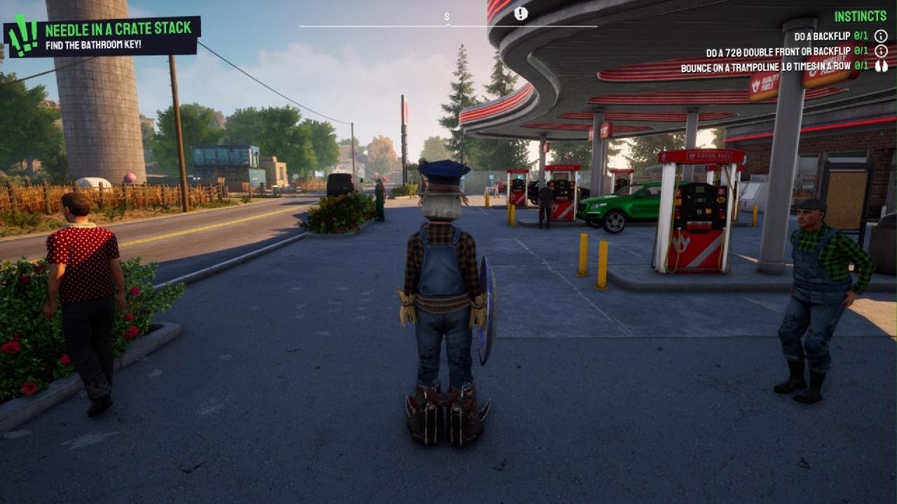 When you go into the store as a scarecrow In Goat Simulator 3 and this ...