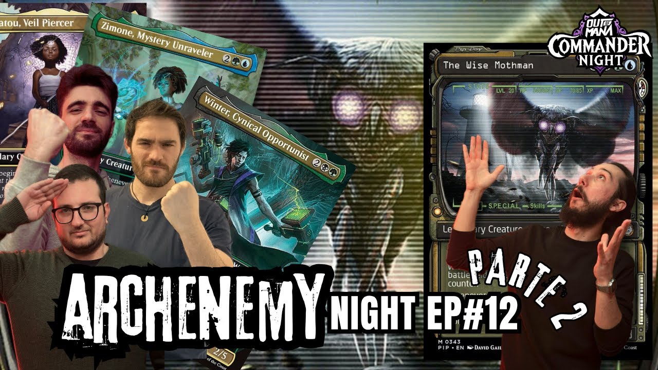 OOM Commander Night #12 ARCHENEMY - Mothman vs Winter & Aminatou ...