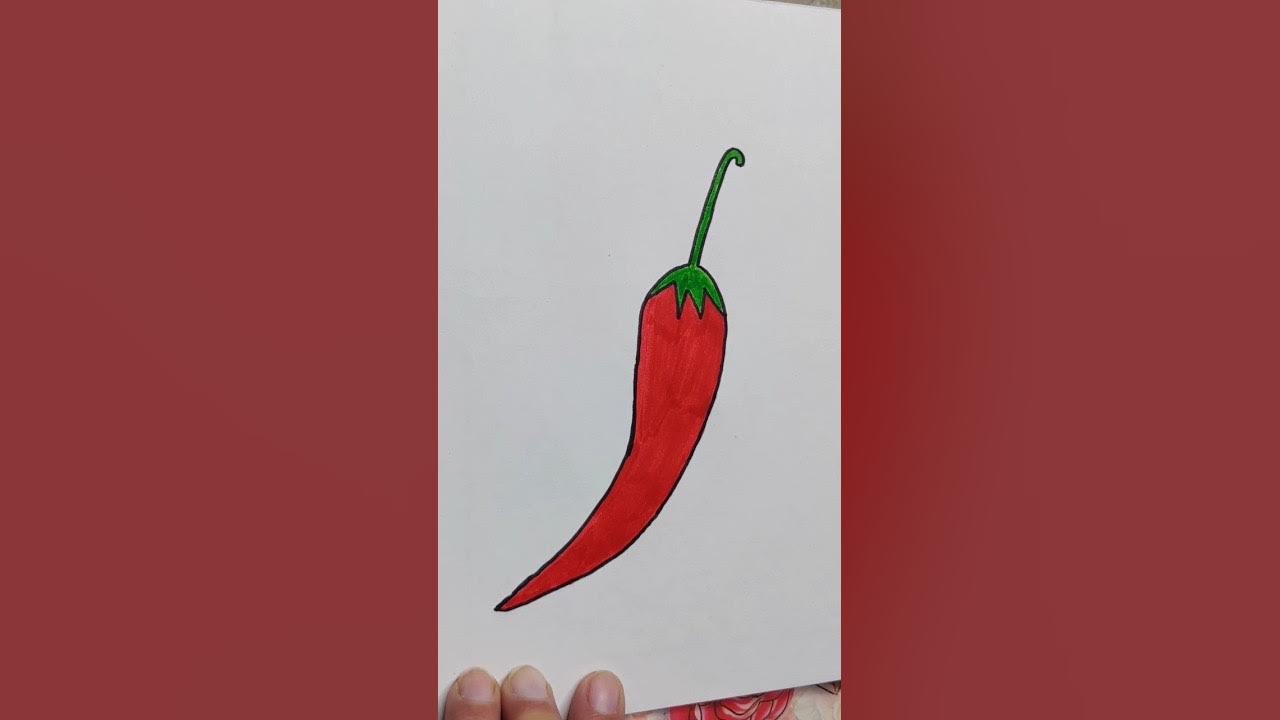 Red Chilli Drawing how To Draw Red Chilli shorts art YouTube red-chilli-drawing-how-to-draw-red-chilli-shorts-art-youtube