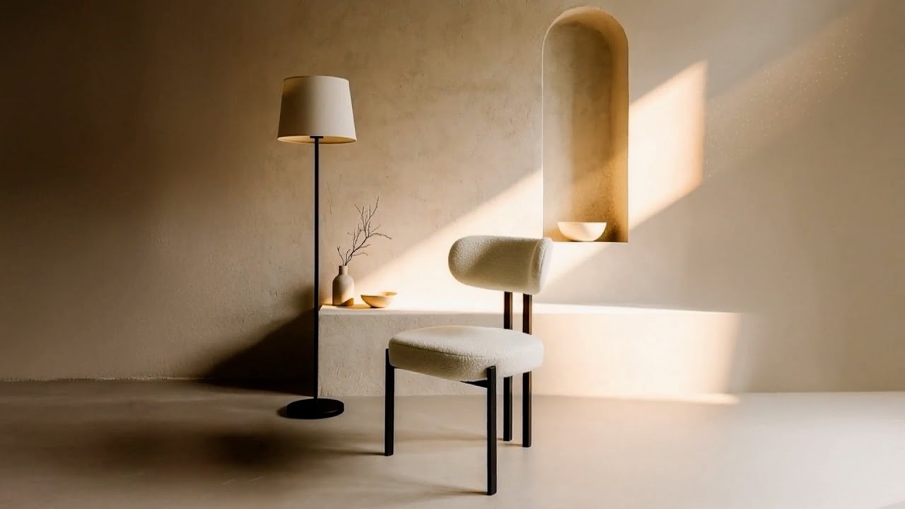 Riancho Dining Chair | The Art of Calm Design - YouTube