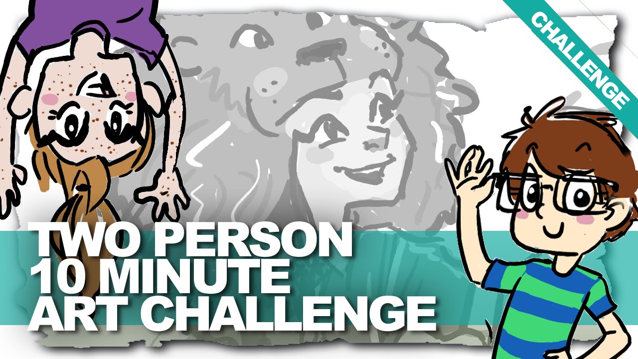 TWO PEOPLE DRAW ONE THING wReneeViolet - YouTube