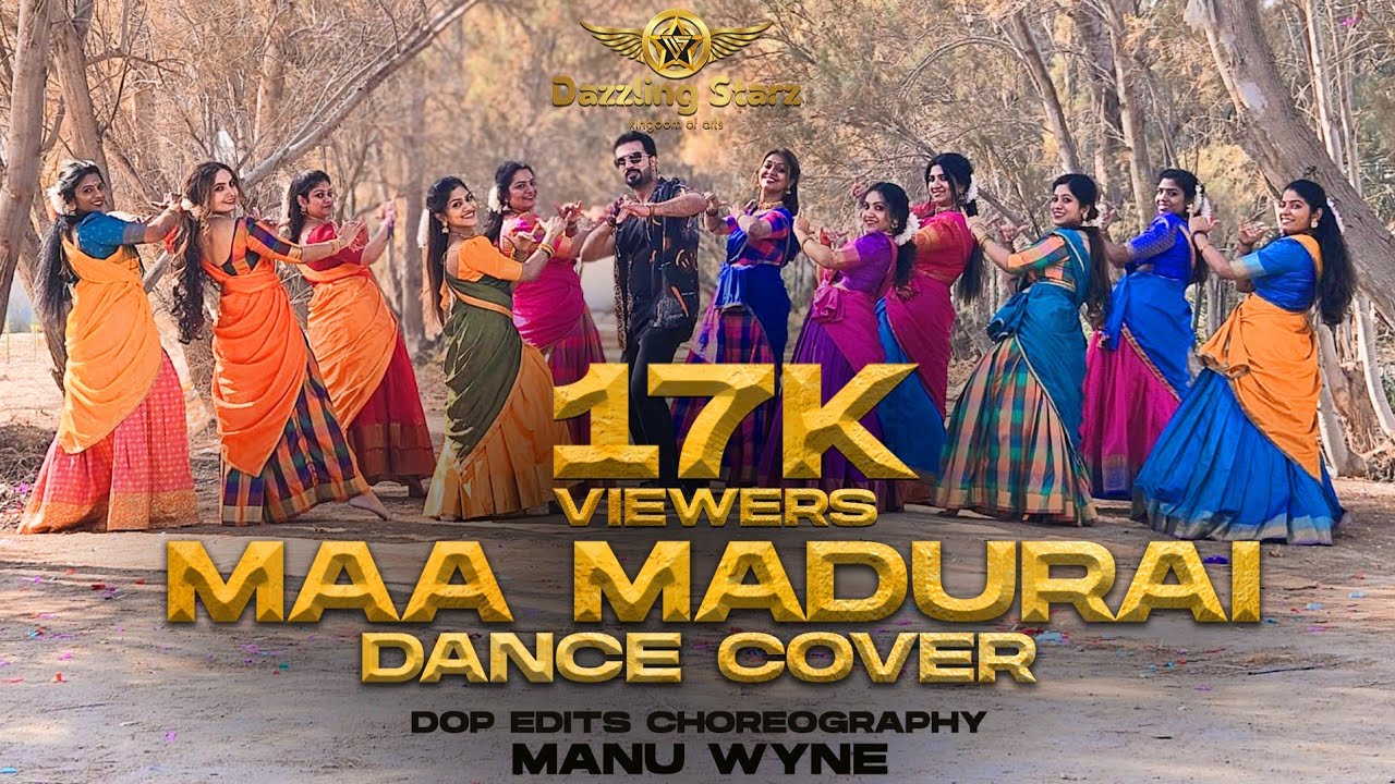 MAA MADURAI DANCE COVER | DAZZLING STARS | BAHRAIN | MANU WYNE - YouTube