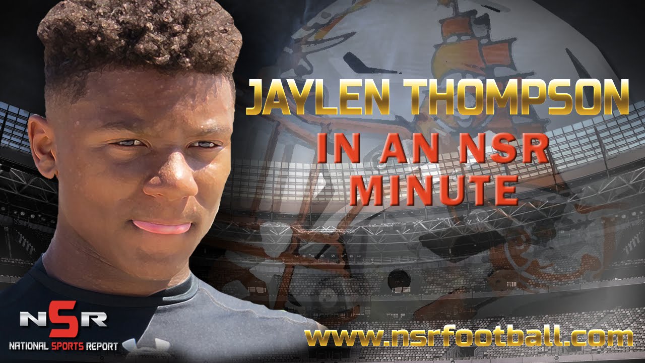 NSR Minute with Jaylen Thompson - YouTube